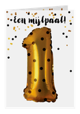 Verjaardag 1 jaar | verjaardagskaart kind | Kaartje2go