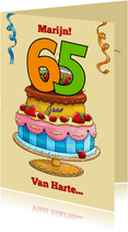 Verjaardagskaarten 65 jaar | Kaartje2go
