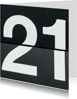 Verjaardagskaart 21 jaar maken en versturen | Kaartje2go
