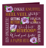 Beterschapskaart collega - Als beste getest | Kaartje2go