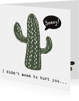Sorry kaarten - Sorry zeggen met een kaart | Kaartje2go