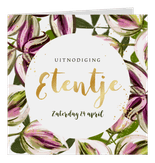 Uitnodiging uit eten, etentje of diner maken | Kaartje2go