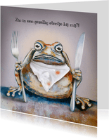 Uitnodiging etentje - Uitnodiging diner maken | Kaartje2go