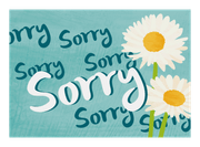 Sorry kaarten - Sorry zeggen met een kaart | Kaartje2go