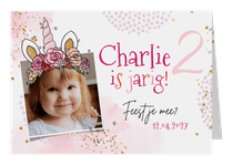 Uitnodiging kinderfeestje meisje | voor meisjes | Kaartje2go