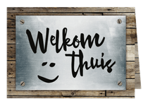 Welkom thuis kaarten - Echte, originele kaarten | Kaartje2go