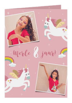 Uitnodiging kinderfeestje meisje | voor meisjes | Kaartje2go