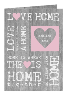 Samenwonen kaarten | Aankondiging samenwonen | Kaartje2go