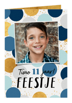 Uitnodiging kinderfeestje jongens | voor een jongen | Kaartje2go