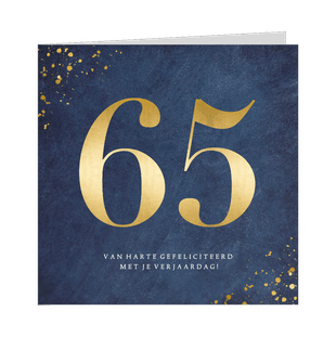 Verjaardagskaarten 65 jaar | Kaartje2go