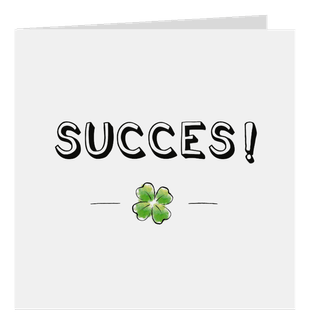 Succes kaart sturen » Iemand succes wensen | Kaartje2go