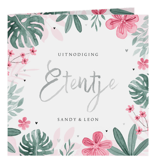 Uitnodiging etentje - Uitnodiging diner maken | Kaartje2go