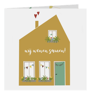 Samenwonen kaart maken? Leuke samenwoonkaarten | Kaartje2go