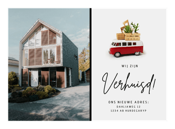 Verhuiskaarten maken - Als beste getest | Kaartje2go