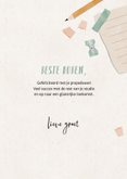 Geslaagd voor propedeuse schriftje, potlood en | Kaartje2go