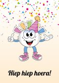 Verjaardagskaartje felicitatie Hiep Hiep Hoera | Kaartje2go