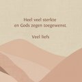 Bemoediging- Christelijke kaart met Bijbeltekst | Kaartje2go