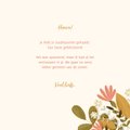 Geslaagd voor propedeuse met bloemen | Kaartje2go