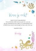 Kinderfeestje uitnodiging zeemeermin onderwater | Kaartje2go