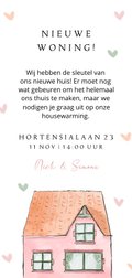 Nieuwe woning, verhuisbericht - Verhuiskaarten | Kaartje2go