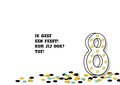 verjaardag 8 jaar hip lichtjes - Kinderfeestjes | Kaartje2go