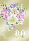 Verjaardagskaart helleborus boeket | Kaartje2go