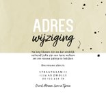 Adreswijziging papierlook met hartjes | Kaartje2go