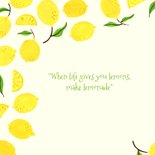 Beterschapskaart vrolijke gele citroenen | Kaartje2go