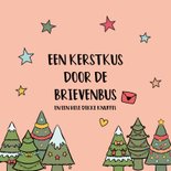Een kerstkus door de brievenbus- kerstkaart | Kaartje2go