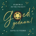 Geslaagd rijbewijs gefeliciteerd autowiel auto | Kaartje2go