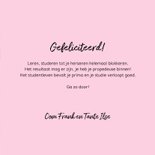 Geslaagd voor propedeuse met kleurrijk patroon | Kaartje2go