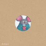 Kerstkaart portretje lieve muis - Kerstkaarten | Kaartje2go