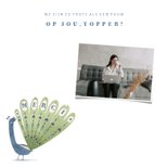 Leuke bedankkaart een dikke merci met blauwe | Kaartje2go