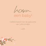 Lief geboorte felicitatiekaartje met vogeltje | Kaartje2go