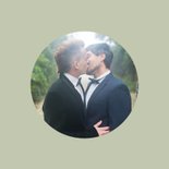 Minimalistisch felicitatiekaartje hello mr& mr | Kaartje2go