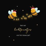 Nieuwjaarskaart hapBEE new year bijtjes dieren | Kaartje2go