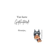 Verjaardagskaart paard hii-hi-hieperdepiep | Kaartje2go