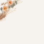 Verjaardagskaart senior bloemen goud rozen | Kaartje2go