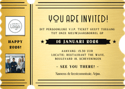 Originele VIP ticket uitnodiging | Kaartje2go