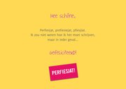 Proficiat! Perfiesjiat - Verjaardagskaarten | Kaartje2go