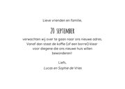 Verhuiskaart voor adreswijziging met brievenbus | Kaartje2go