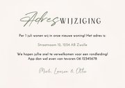 Verhuiskaartje lijntekening handen sleutels | Kaartje2go