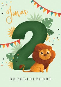 Verjaardagskaart 2 jaar maken en versturen | Kaartje2go