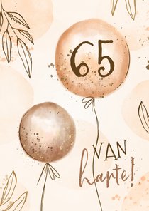 Verjaardagskaarten 65 jaar | Kaartje2go