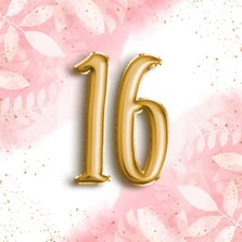 Verjaardagskaart 16 jaar jongen of meisje | Kaartje2go