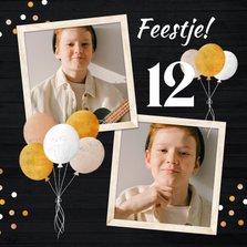 12 jaar? Maak een uitnodiging voor een kinderfeestje! | Kaartje2go