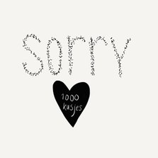 Sorry kaarten - Sorry zeggen met een kaart | Kaartje2go