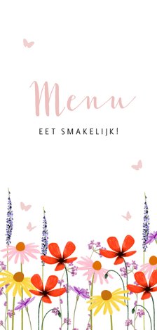 Menukaart maken | Kaartje2go