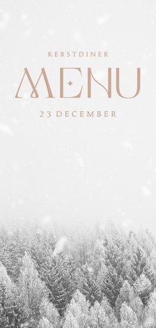 Kerstmenukaart maken - Menukaart voor kerst | Kaartje2go