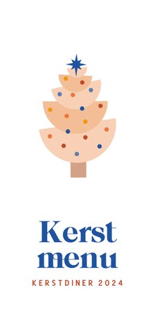 Kerstmenukaart maken - Menukaart voor kerst | Kaartje2go